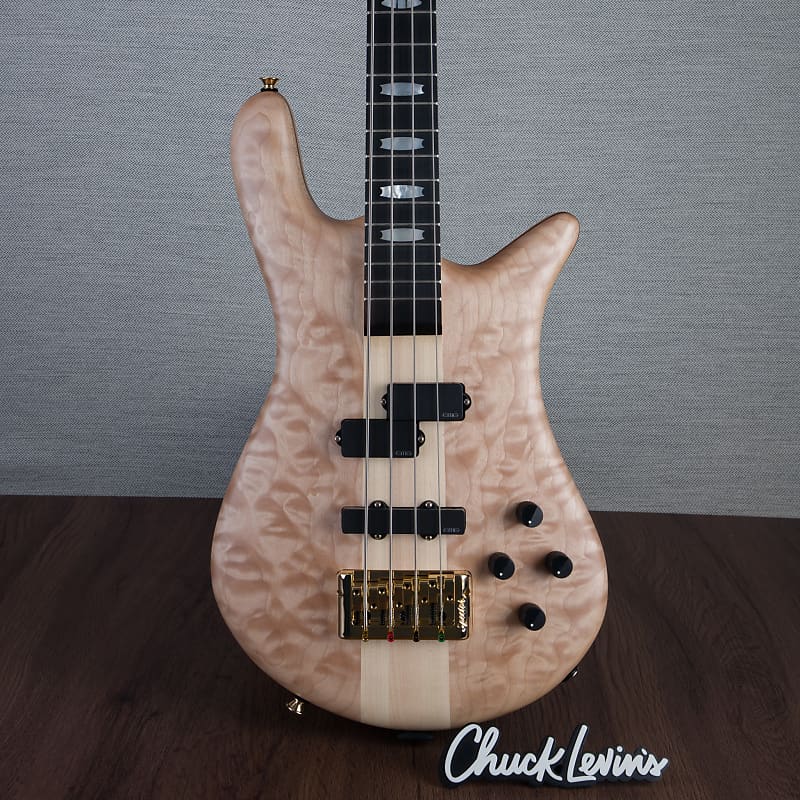 Spector Euro 4 LT Bass Guitar - Natural Matte - CHUCKSCLUSIVE | Reverb