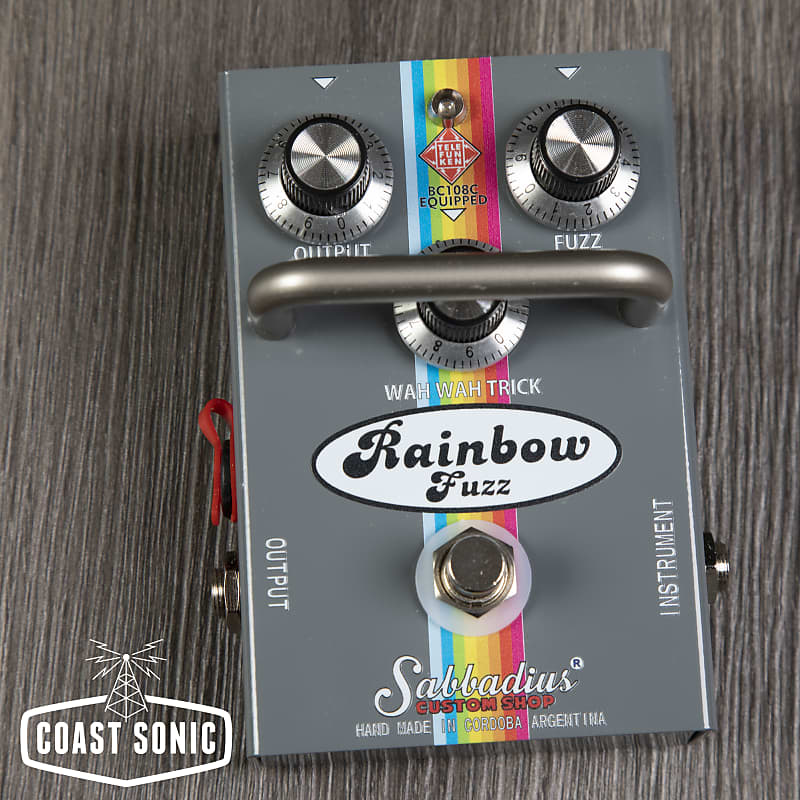Sabbadius Electronics Rainbow BC108C Silicon Fuzz | Reverb Australia
