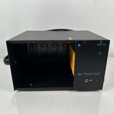API 500-b4 Lunchbox - 4 Space 500 Series Rack | Reverb