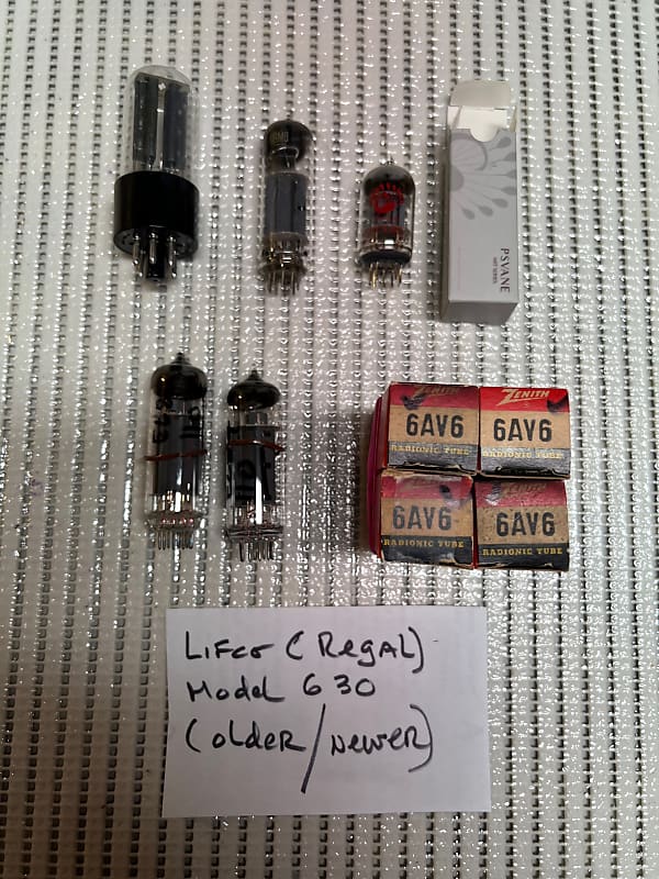 Lifco/Regal Amp model 630 (older &newer) with reverb ; Tubes | Reverb