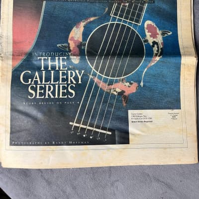 Taylor Living Jewels Koi Guitar Taylor Swift 83/100 2000 GSLJ | Reverb