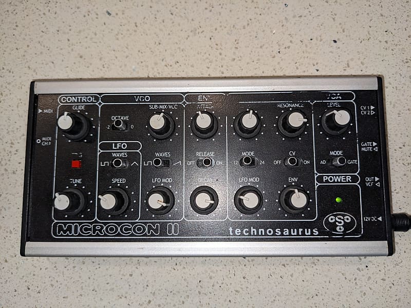 Technosaurus Microcon II 2000 - Black | Reverb