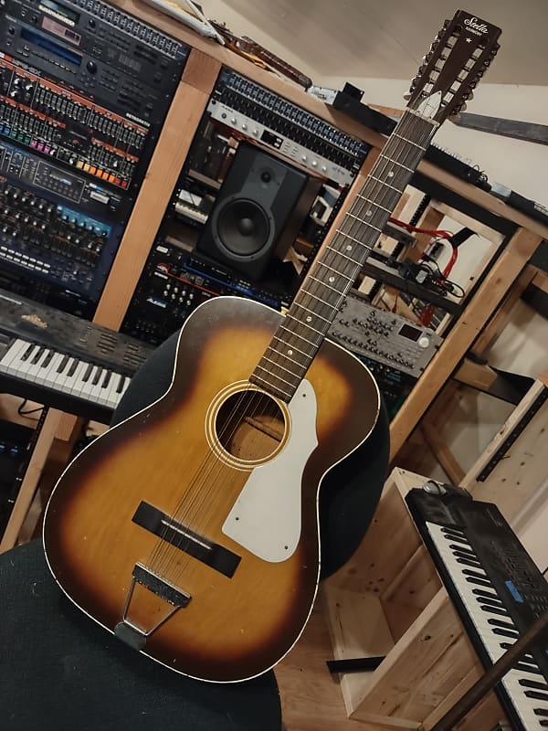 Stella Harmony H912 Kurt Cobain Model 12 string guitar | Reverb