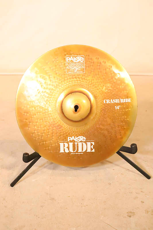 Paiste RUDE 14" Crash Ride Cymbal #1 | Reverb
