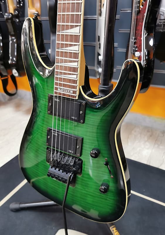 Vester 90' Custom Shop Green Blackburst Electric guitar with | Reverb