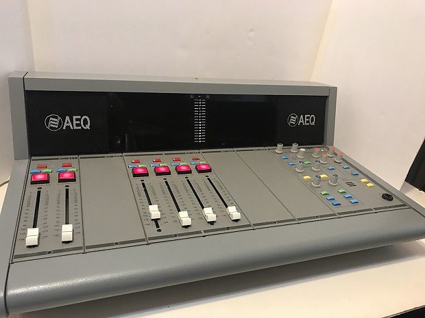 AEQ BC 300 6 channel Broadcast Studio Audio Console,Mixer | Reverb