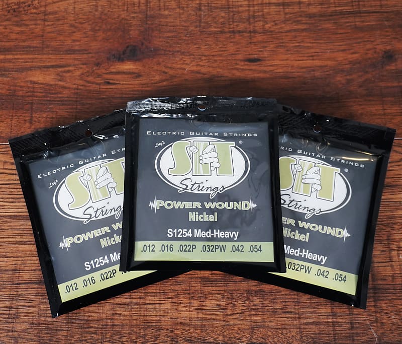 SIT Strings S1254 Power Wound Nickel Custom Medium Guitar | Reverb