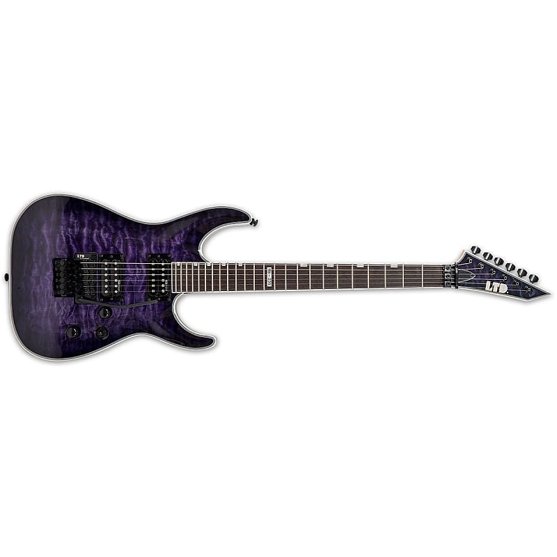 ESP LTD MH-230 QM FR Electric Guitar Quilted Maple See Thru | Reverb