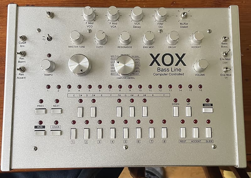 X0XB0X Bassline Baseline Sequencer 2015 - Silver Matt | Reverb