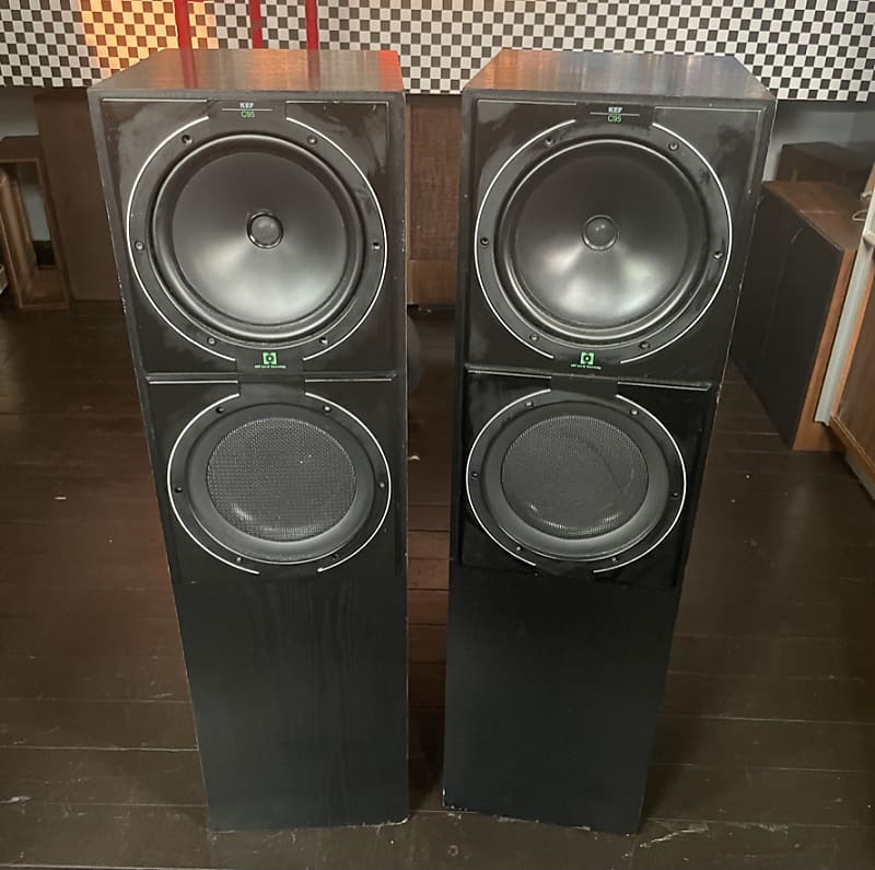 KEF C-95 SP 3097 Floorstanding Tower Loud Speakers 250 WPC | Reverb