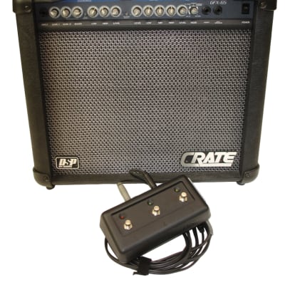 Crate GFX-65 Combo Guitar Amp w/ Footswitch | Reverb
