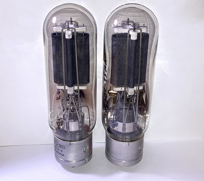 GE VT-4-C 211 Tubes, Matched Pair, Tested | Reverb UK