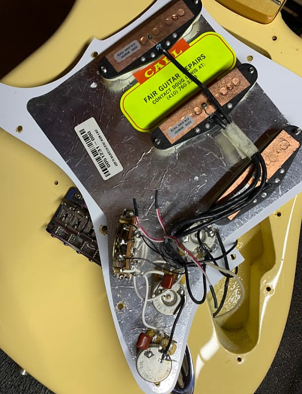 Seymour Duncan YJM Fury 2016 Loaded White Pickguard Fender | Reverb