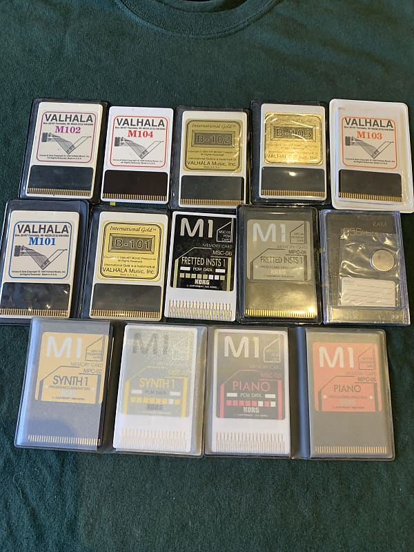 Korg M1 Card Lot | Reverb