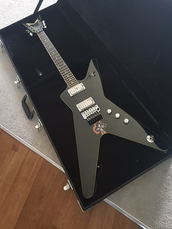 Dean ML black and chrome custom shop run - Black & Chrome | Reverb