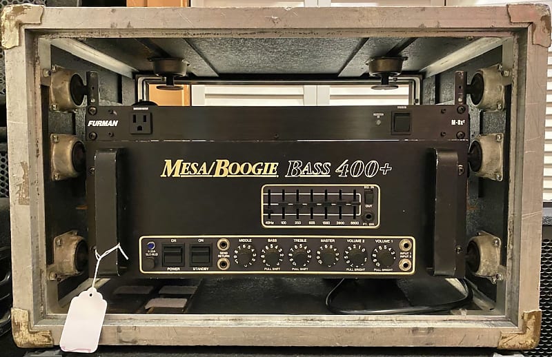 MESA BOOGIE BASS 400+ BASS AMP HEAD WITH MESA BOOGIE RACK | Reverb