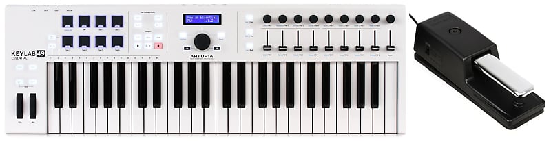 Arturia KeyLab Essential 49 49-key Keyboard Controller Bundle | Reverb