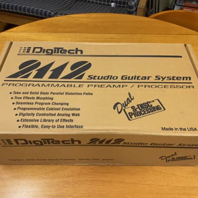 DigiTech 2112 Studio Guitar System Preamp/processor with dual | Reverb