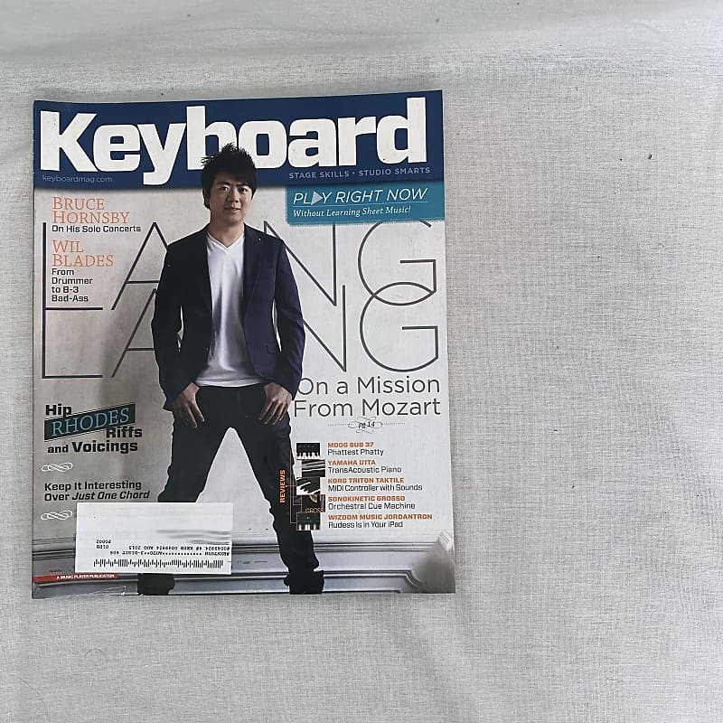 Keyboard Magazine 2015 Lang Lang, Gregg Rolie, Jamie Cullum, | Reverb