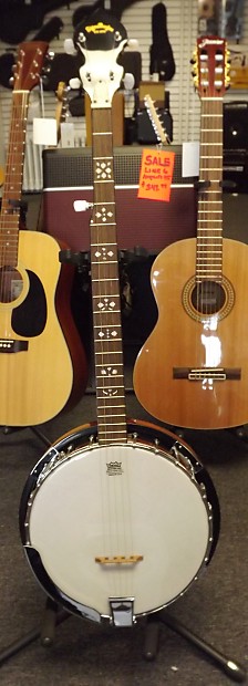 Sigma by Martin SB10 5 String Banjo and Case | Reverb