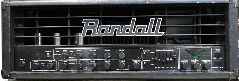 Randall V2 solid state power 400watt tube preamp 3 channel | Reverb