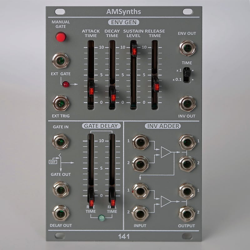 AMSynths Euorack Module - AM8141 ADSR & Gate Delay | Reverb UK
