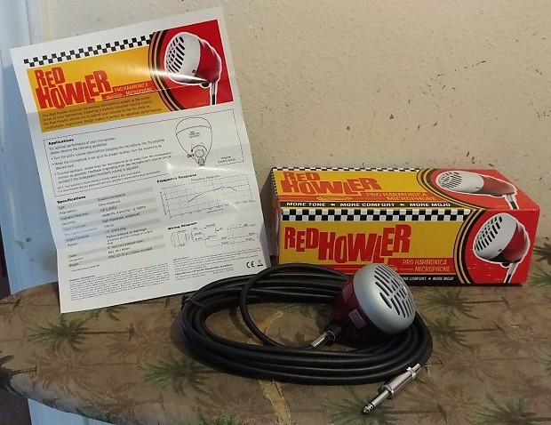 Digital Reference Red Howler Harmonica Microphone Red and | Reverb