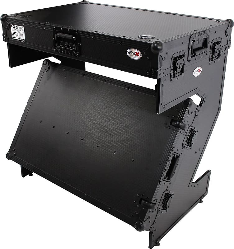 DJ Z-Table® Jr. Portable Table-Compact Case W-Wheels | Black | Reverb