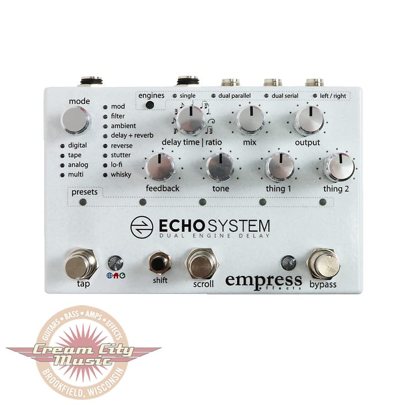 Empress Echosystem Dual Engine Delay | Reverb