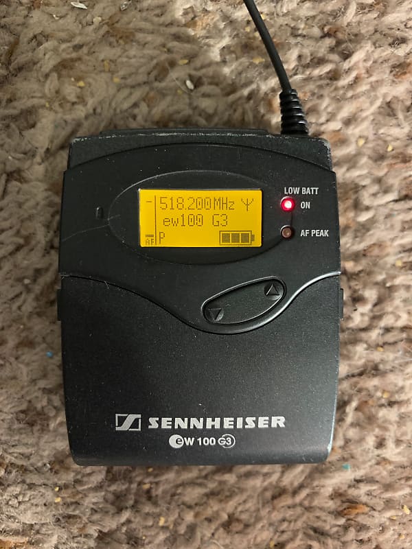 Sennheiser EW100 G3 A 516-558 wireless microphone bodypack | Reverb
