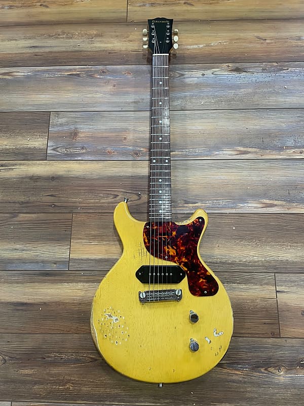 Edwards E-JR-95LT/RE TV Yellow LP Jr Keith Richards | Reverb