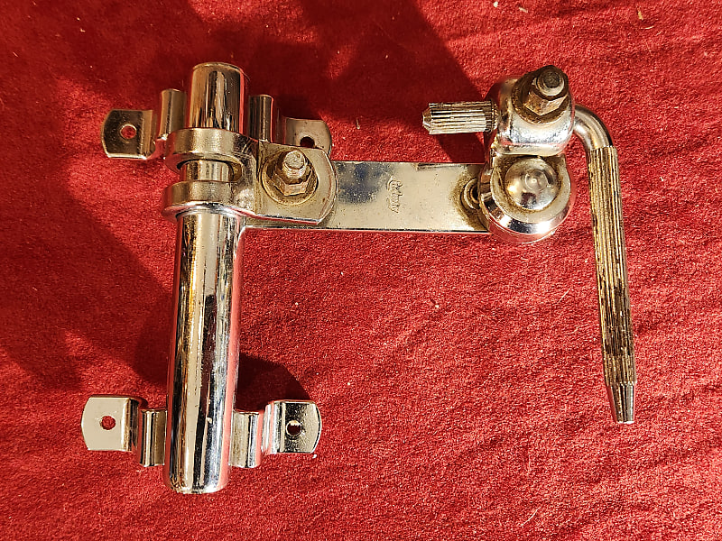 Vintage 1960s Ludwig Drum Rail Mount Consolette Nickel | Reverb