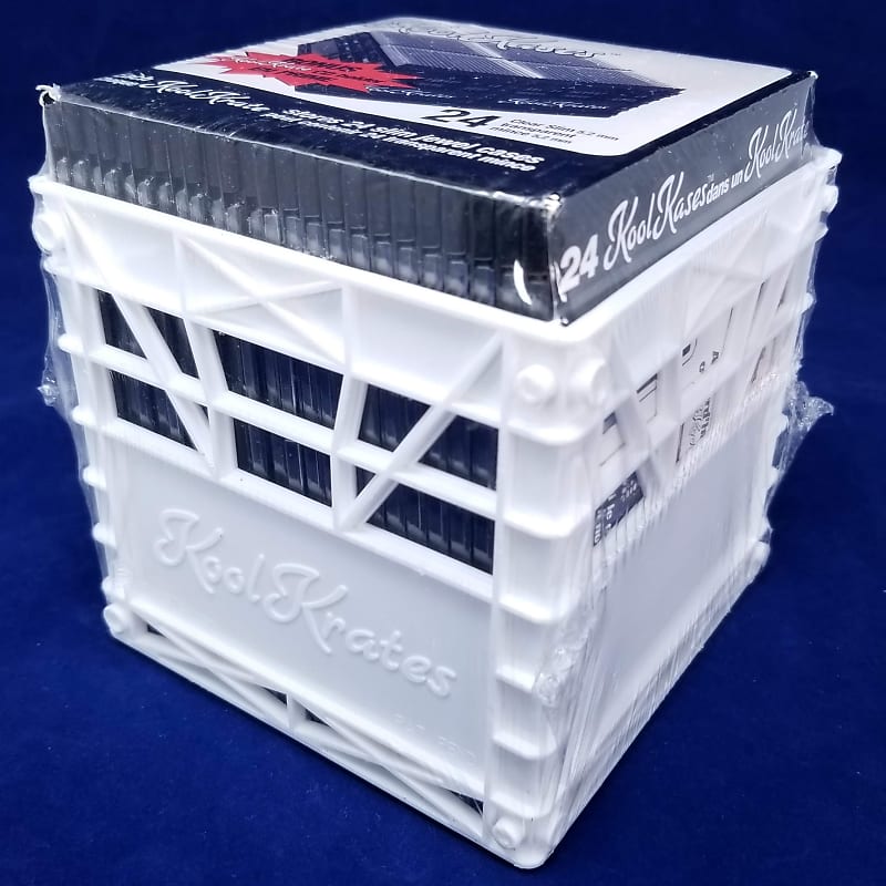 NEW Kool Krates 24-CD Storage White Cube 5.5" x 5.5" w/ 24 | Reverb