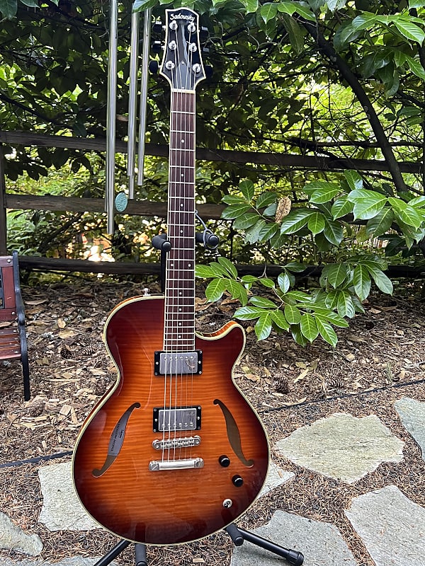 Sadowsky Semi Hollow - 2011 - 15" Archtop - Sienna Burst with | Reverb