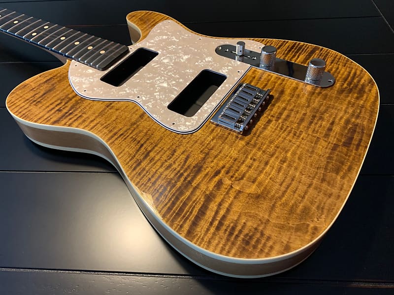 McCloud P90 Hybrid Telecaster / BODY & PICKGUARD / Flame | Reverb