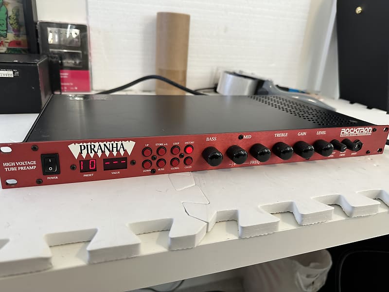 Rocktron Piranha High Voltage Tube Guitar Preamp Rackmount | Reverb