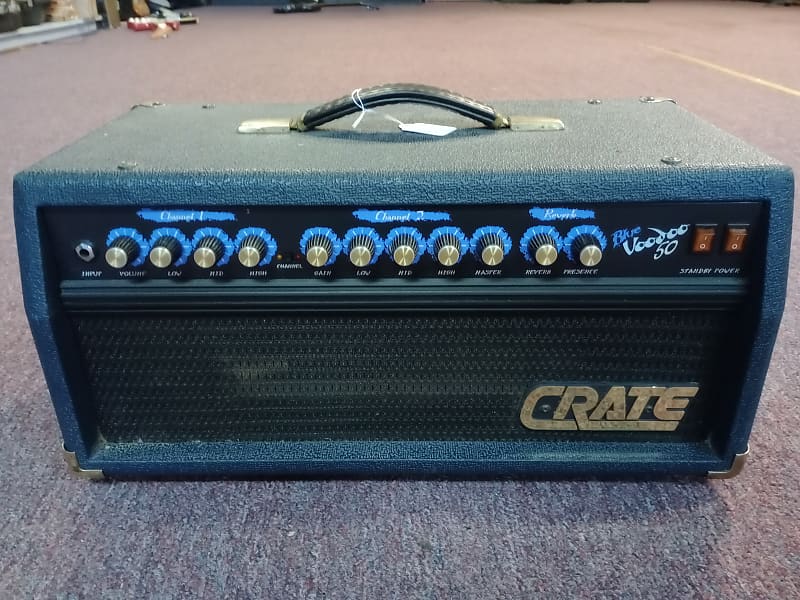 Crate Blue Voodoo 50 Tube Amp Head *** FREE SHIPPING *** | Reverb