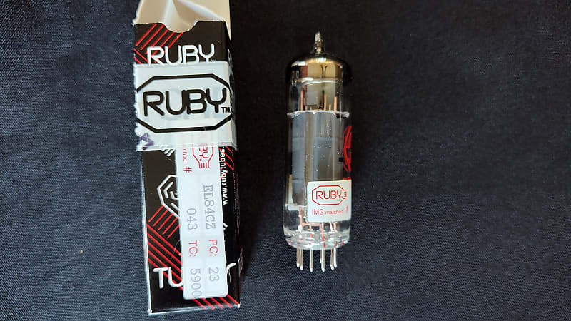 Ruby / JJ EL84 tube valve | Reverb
