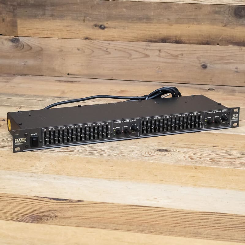 Rane ME-15 (ME15) 2-Channel Graphic Equalizer | Reverb