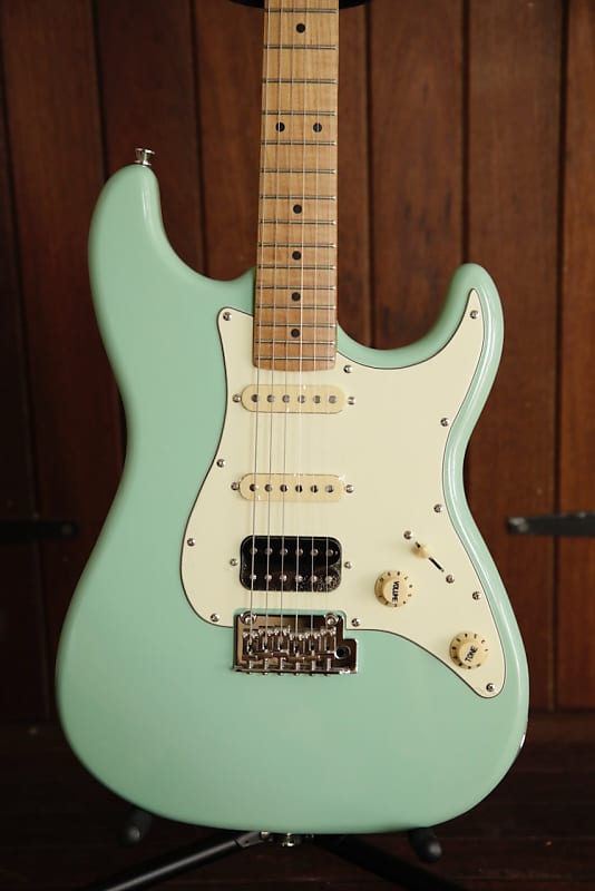 Jet Guitars JS-400-SFG Sea Foam Green HSS Electric Guitar | Reverb
