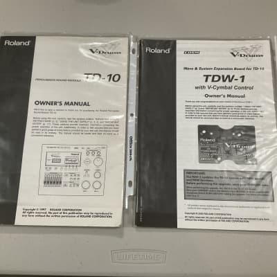 Roland TD-10 Module - 1980s - Black - TDW-1 expansion | Reverb