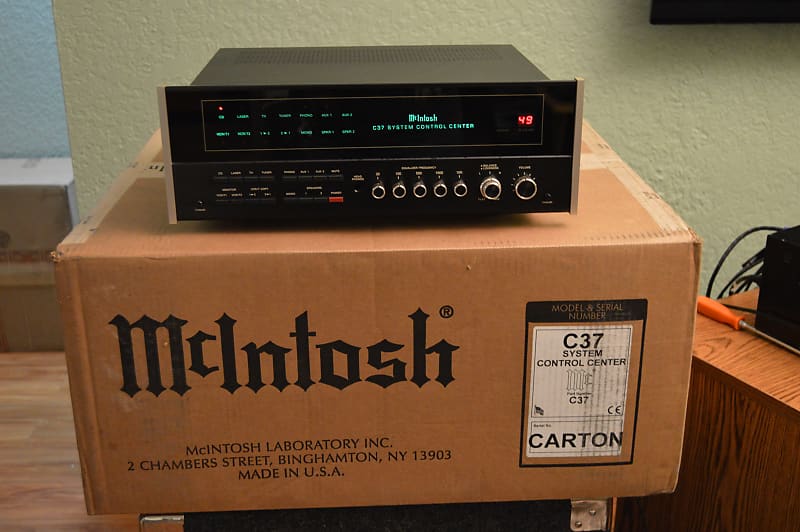 McIntosh C37 System Controller Center Preamplifier Excellent | Reverb