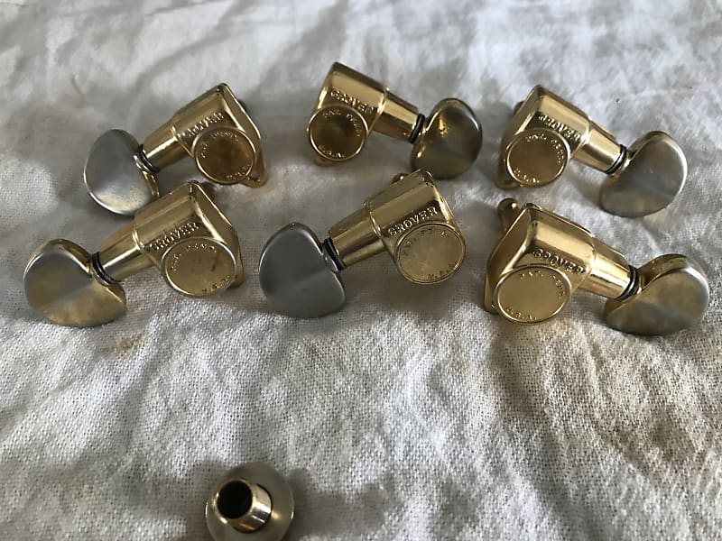 Grover Rotomatic Tuners Patent Pending USA 1960 Gold | Reverb