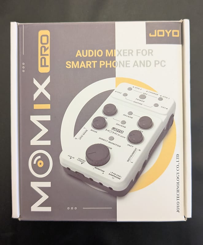 JOYO MOMIX PRO USB Audio Interface with Stereo XLR +48V | Reverb