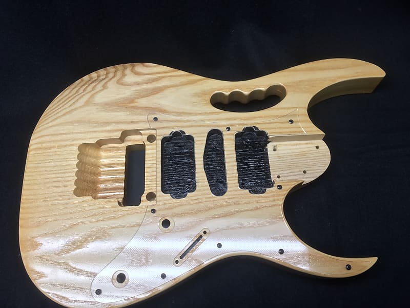6 string, Ash, Jem style guitar body, HSH, AANJ, open pore | Reverb