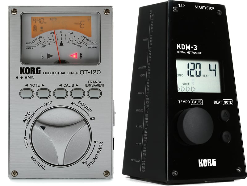 Korg OT-120 Orchestral Tuner Bundle with Korg KDM-3 Digital | Reverb