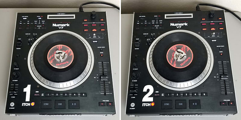 Numark V7 Professional DJ Controller's (set of TWO!) - Open | Reverb
