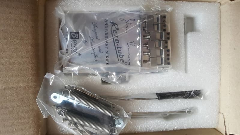 Burns Rezotube Vibrato Tremolo System Set in Chrome | Reverb