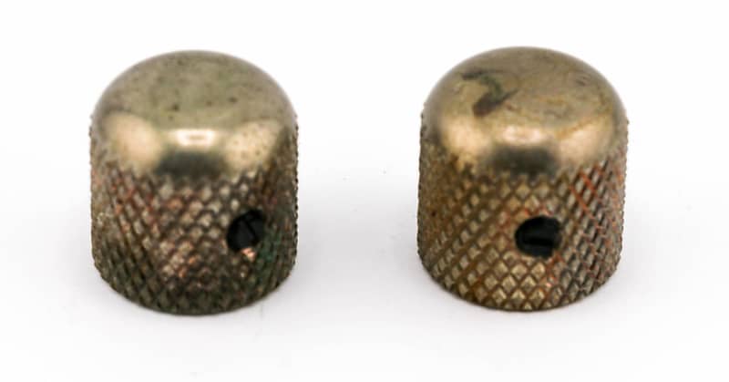 AGP ™ - Aged Telecaster ® relic nickel dome knobs with set | Reverb