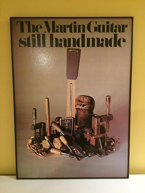RARE Vintage C.F. Martin Advertising Store display from 1974 | Reverb
